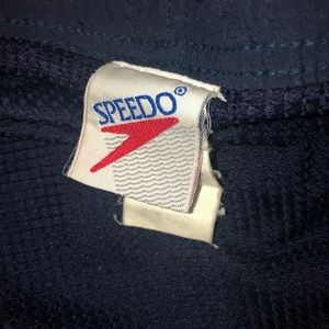 Speedo | Swim | Vtg 9s Speedo Navy Blue Striped Boardshorts M | Poshmark